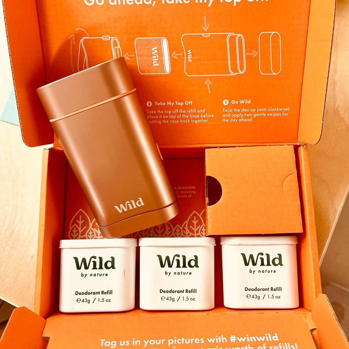Deodrant case from Wild - Vegan Product Reviews & Ratings | abillion