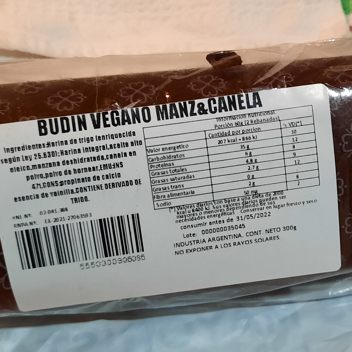 Budin from Budin de Manzana - Vegan Product Reviews & Ratings | abillion