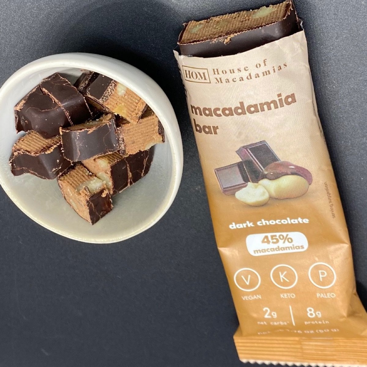 Macadamia Bar Dark Chocolate from House of macadamias - Vegan Product ...