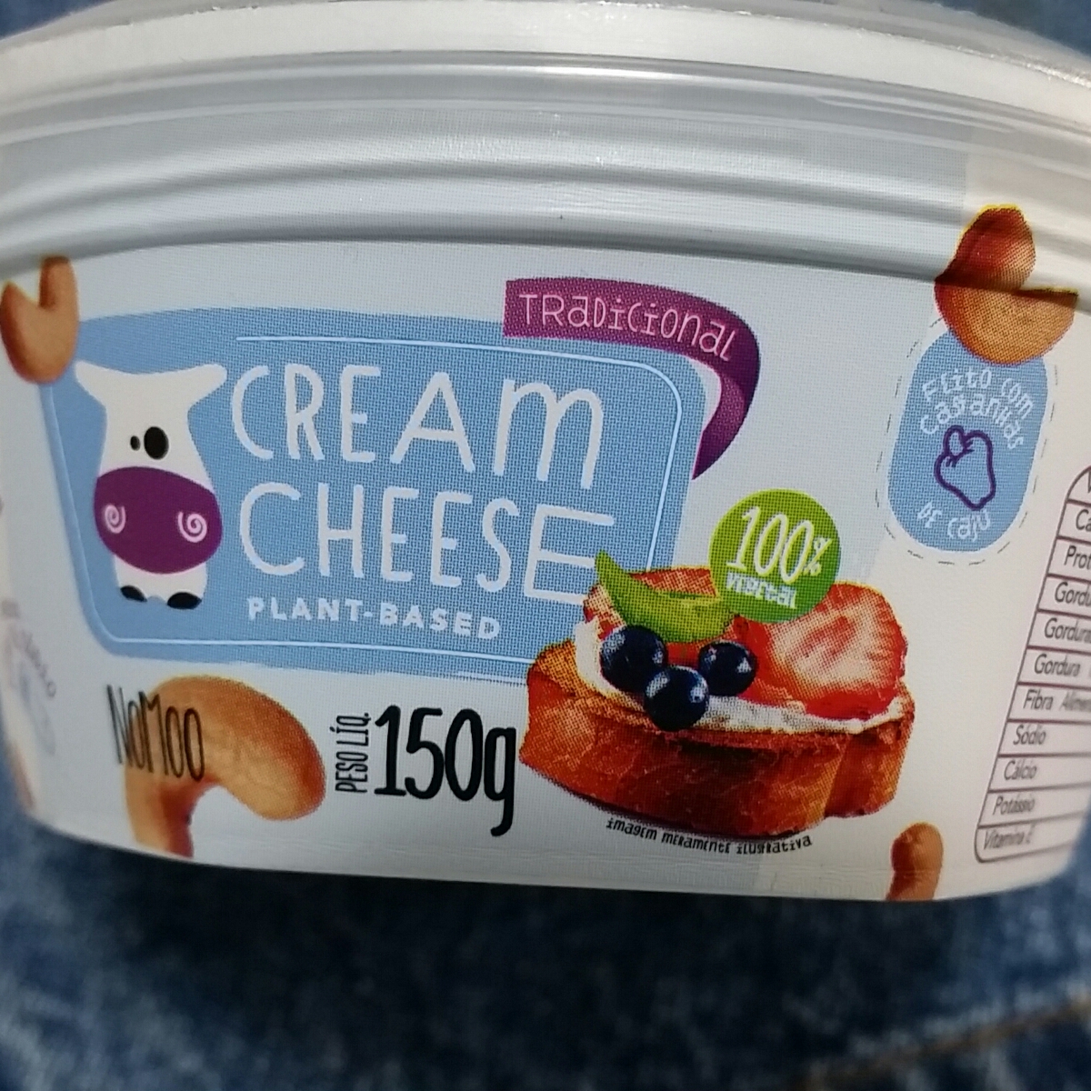 Cream Cheese tradicional from NOMOO Plant-Based Brasil - Vegan Product ...