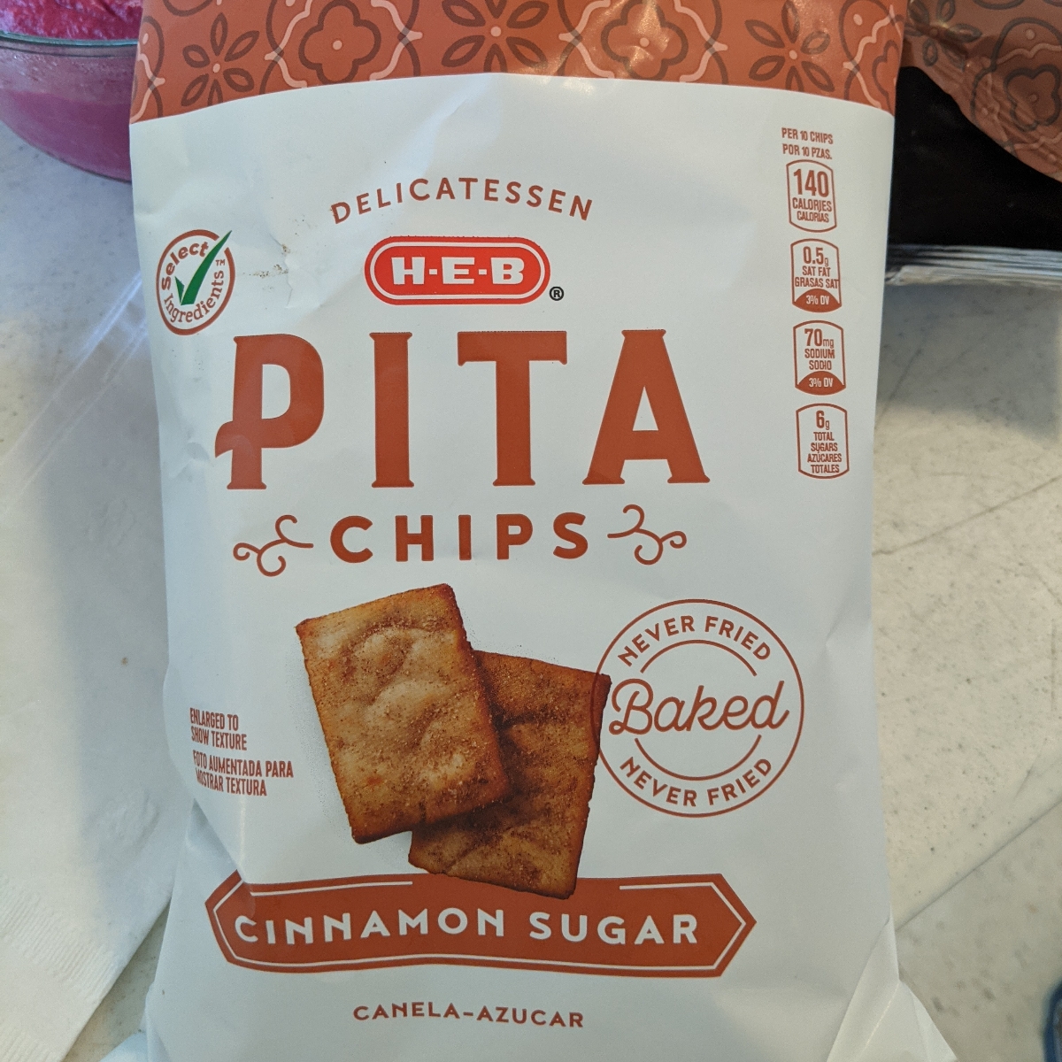 Pita Chips Cinnamon Sugar from H-E-B - Vegan Product Reviews & Ratings ...