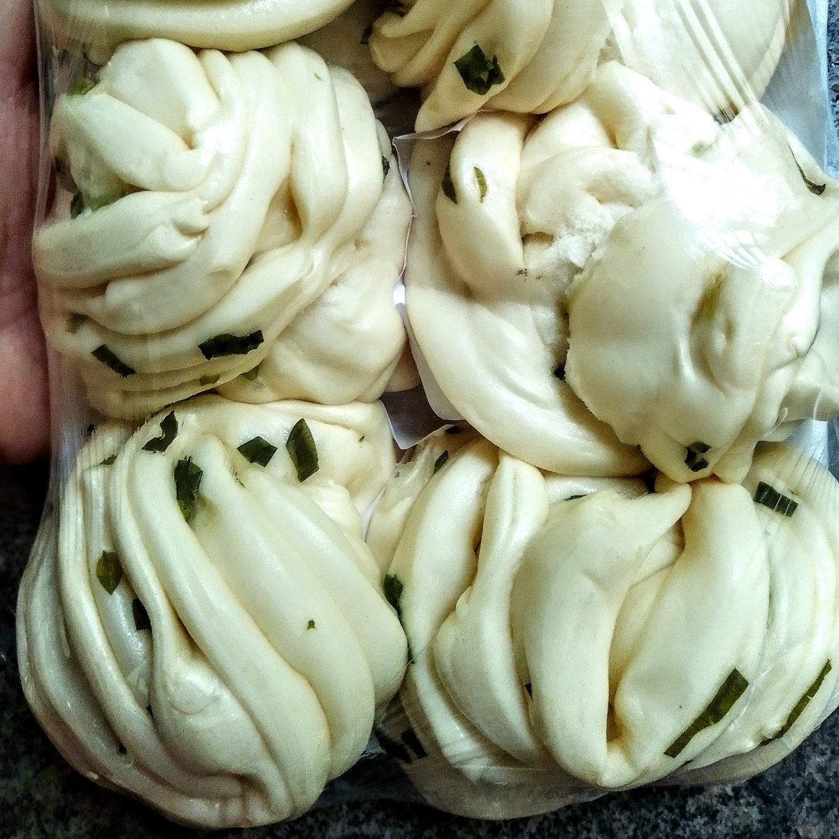 Pão Chinês de Cebolinha (Bao) from Hui Min Bao Dian - Vegan Product ...