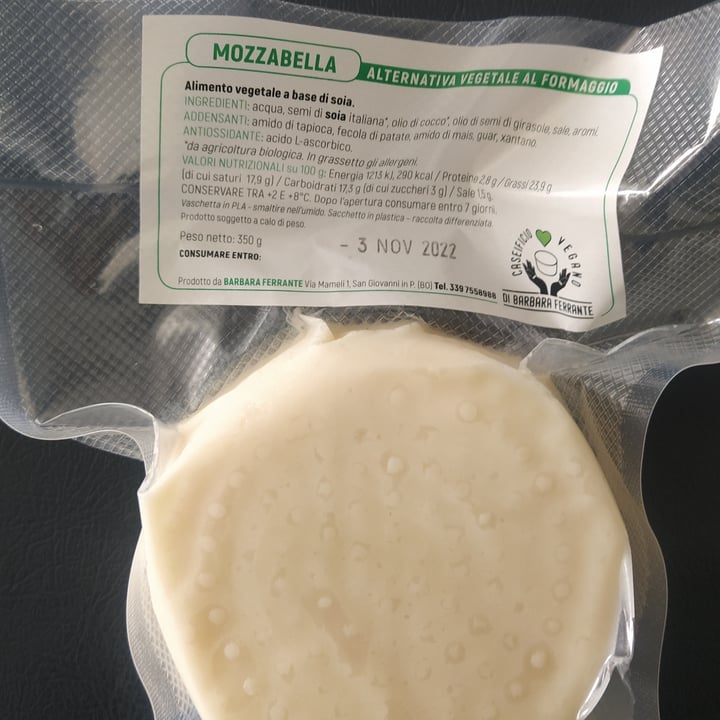 Caseificio Vegano di Barbara Ferrante Mozzabella Review | abillion