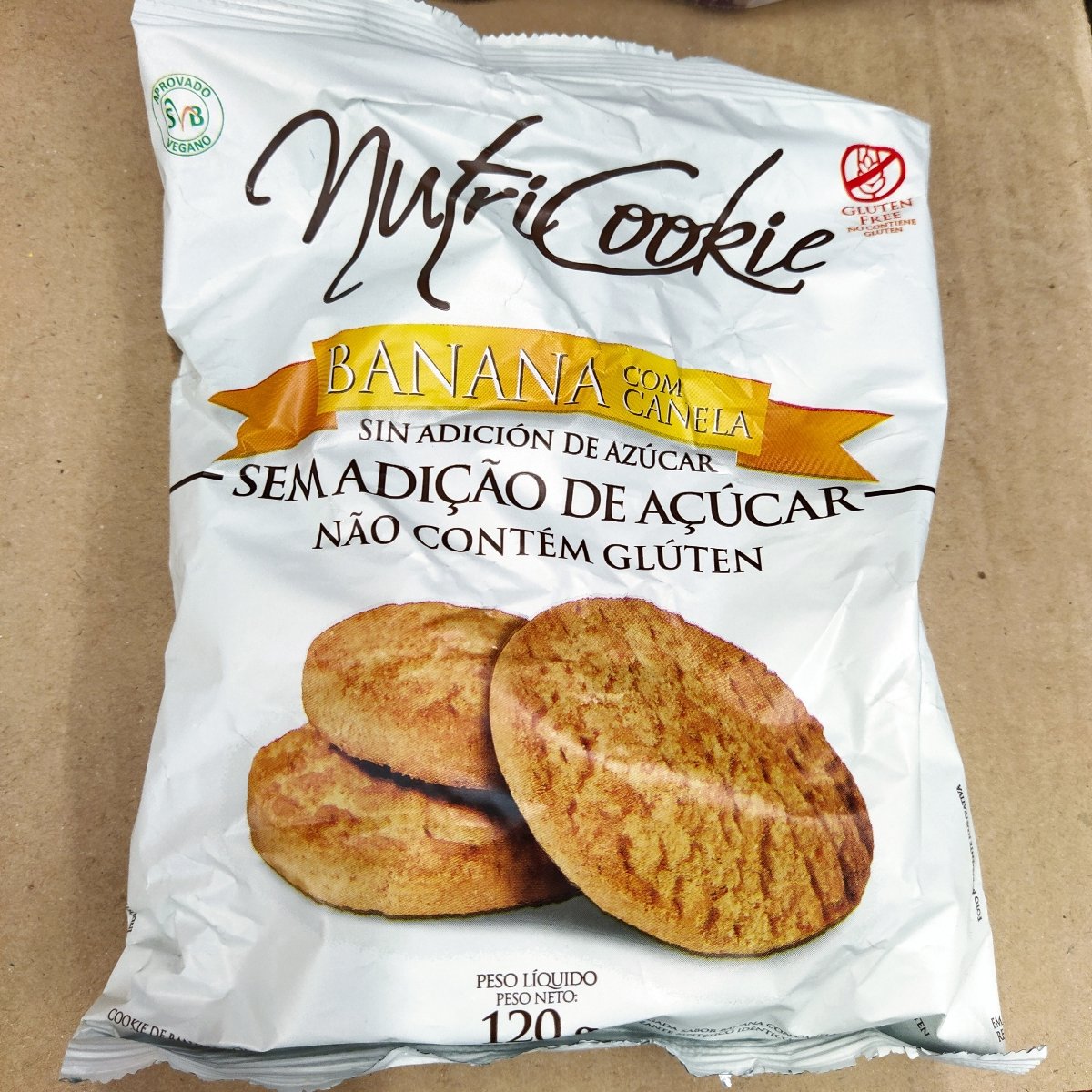 Cookie banana com canela from Nutri cookie - Vegan Product Reviews ...