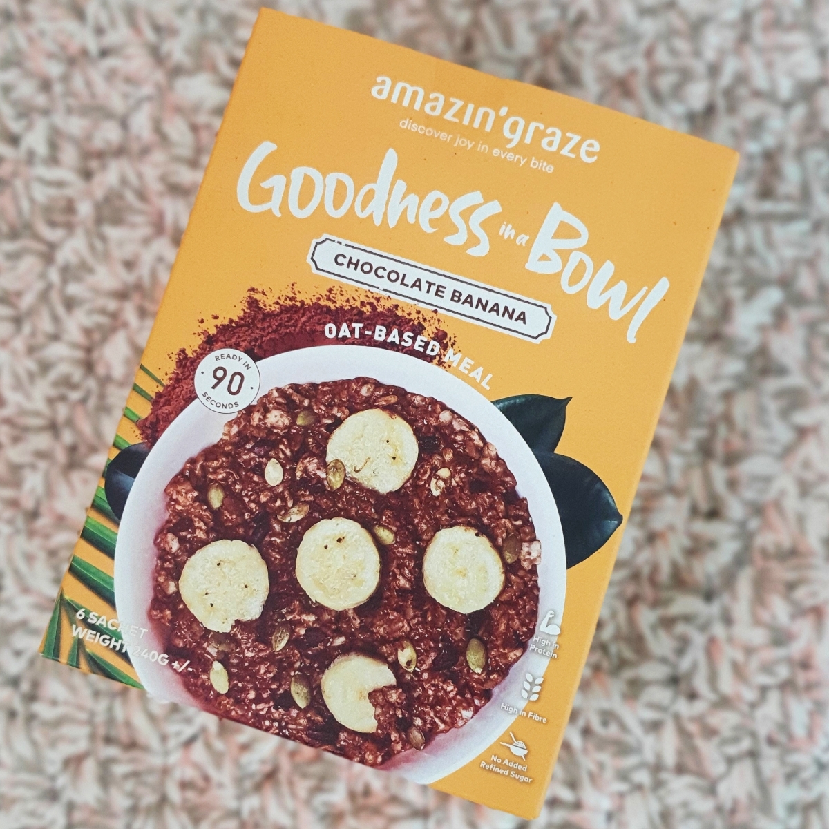 Chocolate Banana Goodness In A Bowl from Amazin' graze - Vegan Product ...