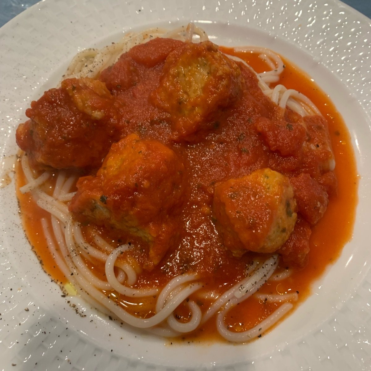 plant-based meatballs with tomato sauce from Earth Grown - Vegan ...