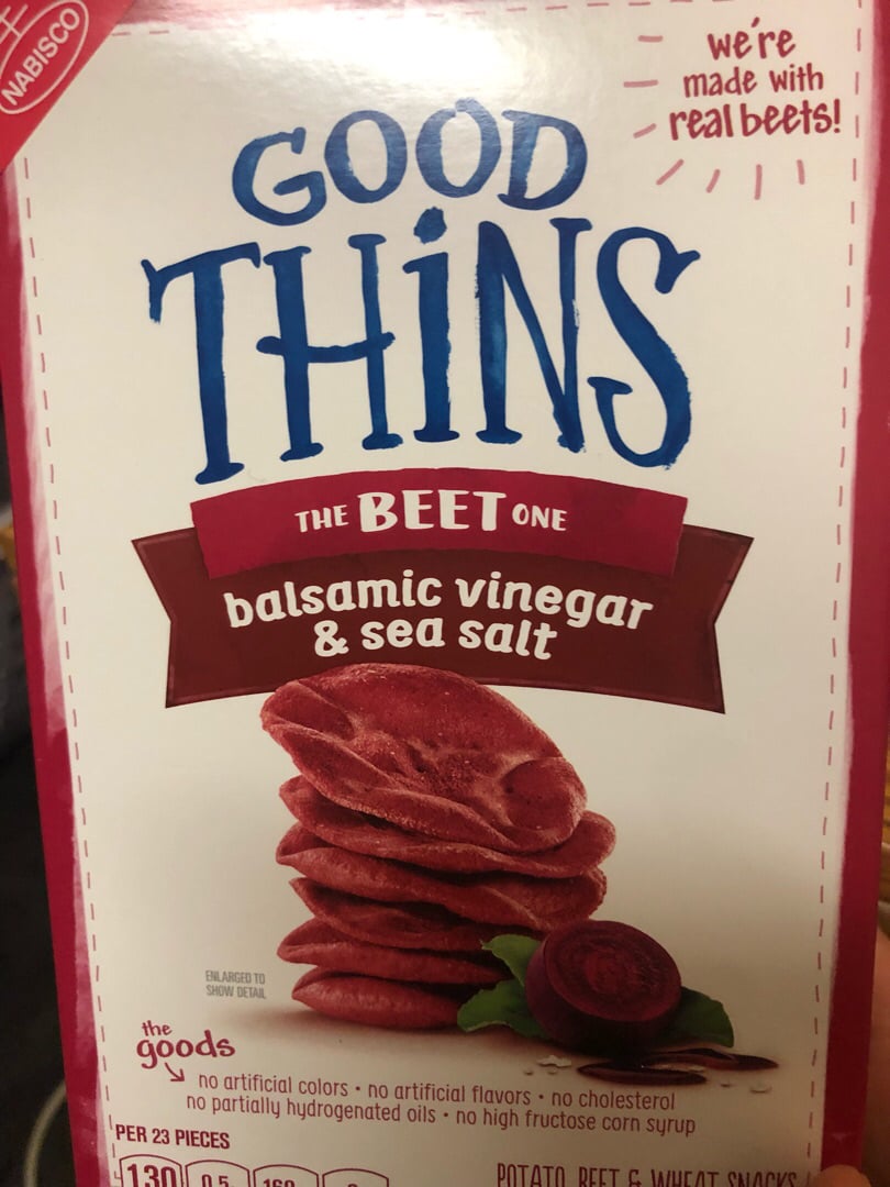 Beet Vinegar and Salt Chips from Good Thins - Vegan Product Reviews ...