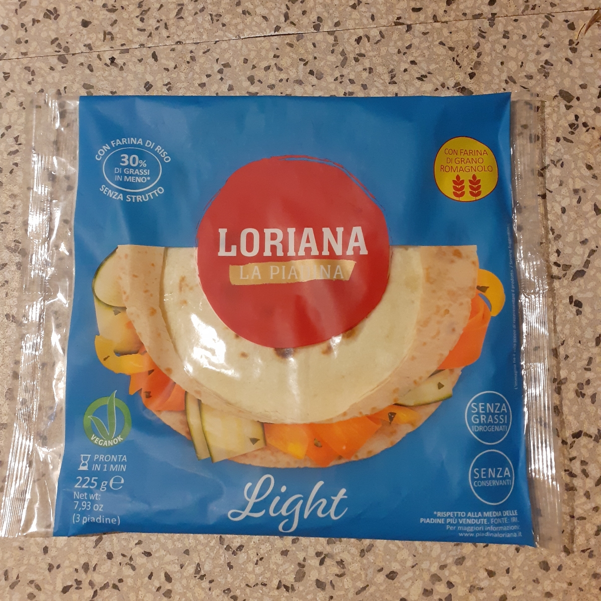 Piadina Light from Loriana la piadina - Vegan Product Reviews & Ratings ...