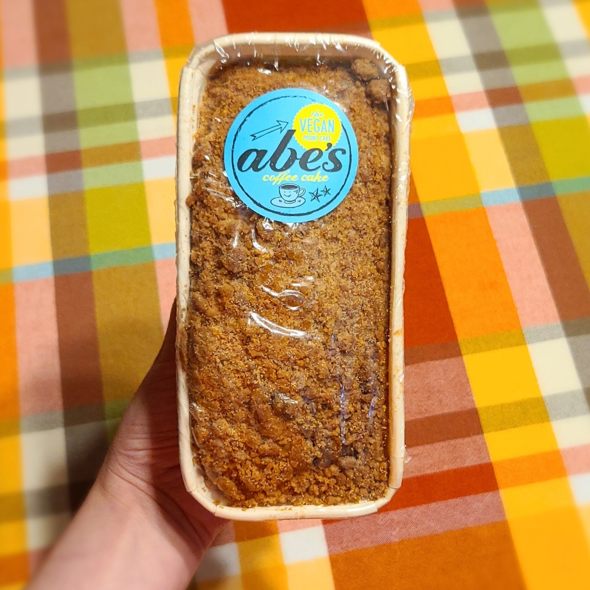 Abe's Coffee Cake Pound Cake from Abe's Vegan Muffins - Vegan Product ...