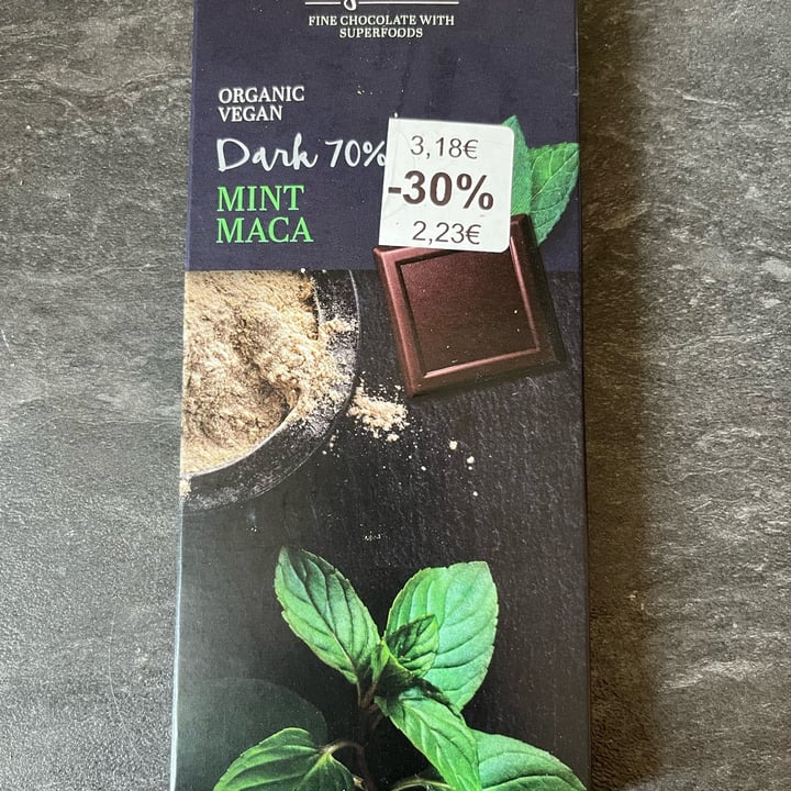 Benjamissimo Mint maca dark 70% chocolate Review | abillion