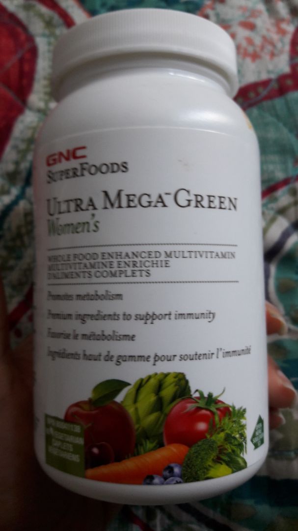 GNC GNC Super Foods Ultra Mega Green Women's Whole Food Enhanced Multi ...