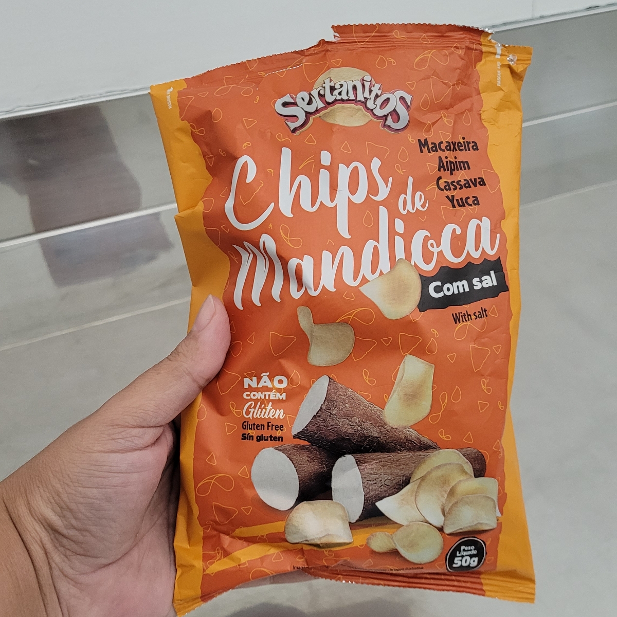 chips de mandioca e sal from Sertanitos - Vegan Product Reviews ...