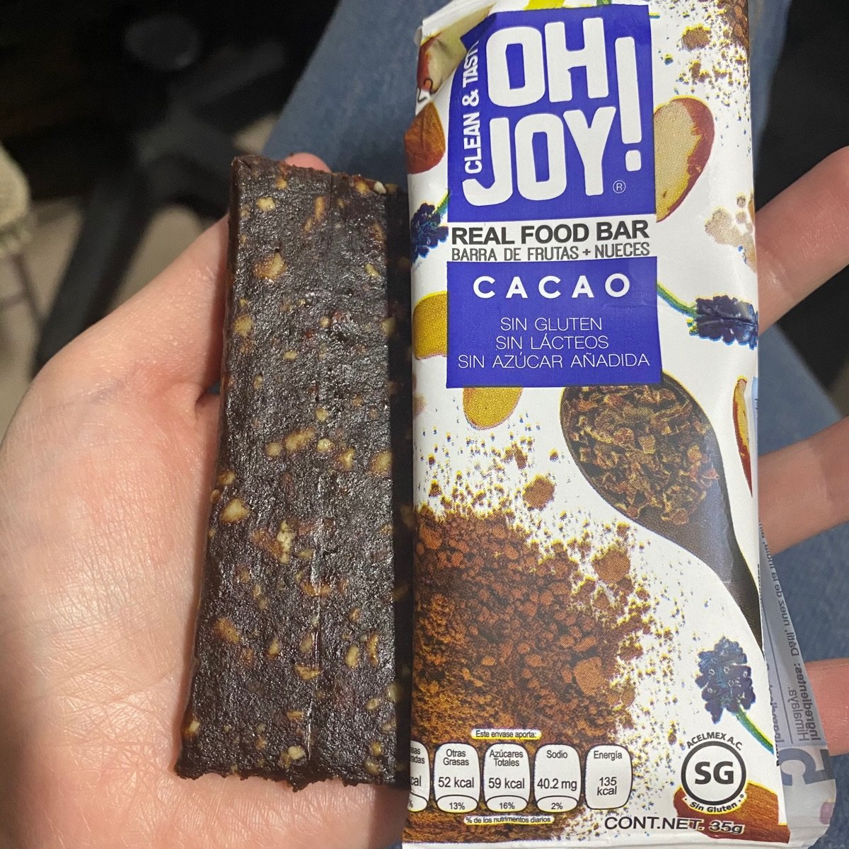Cacao bars from Oh joy! - Vegan Product Reviews & Ratings | abillion