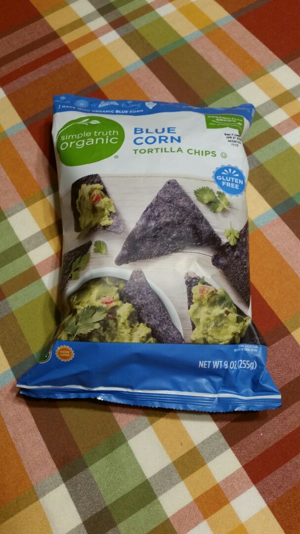 Organic Blue Corn Tortilla Chips from Simple Truth - Vegan Product ...