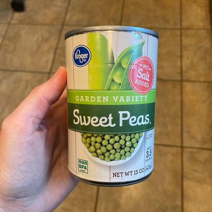 Kroger Garden Variety Sweet Peas - No Salt Added Review | abillion