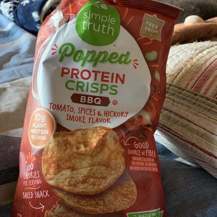 Simple Truth Popped Bbq protein crisps Review | abillion