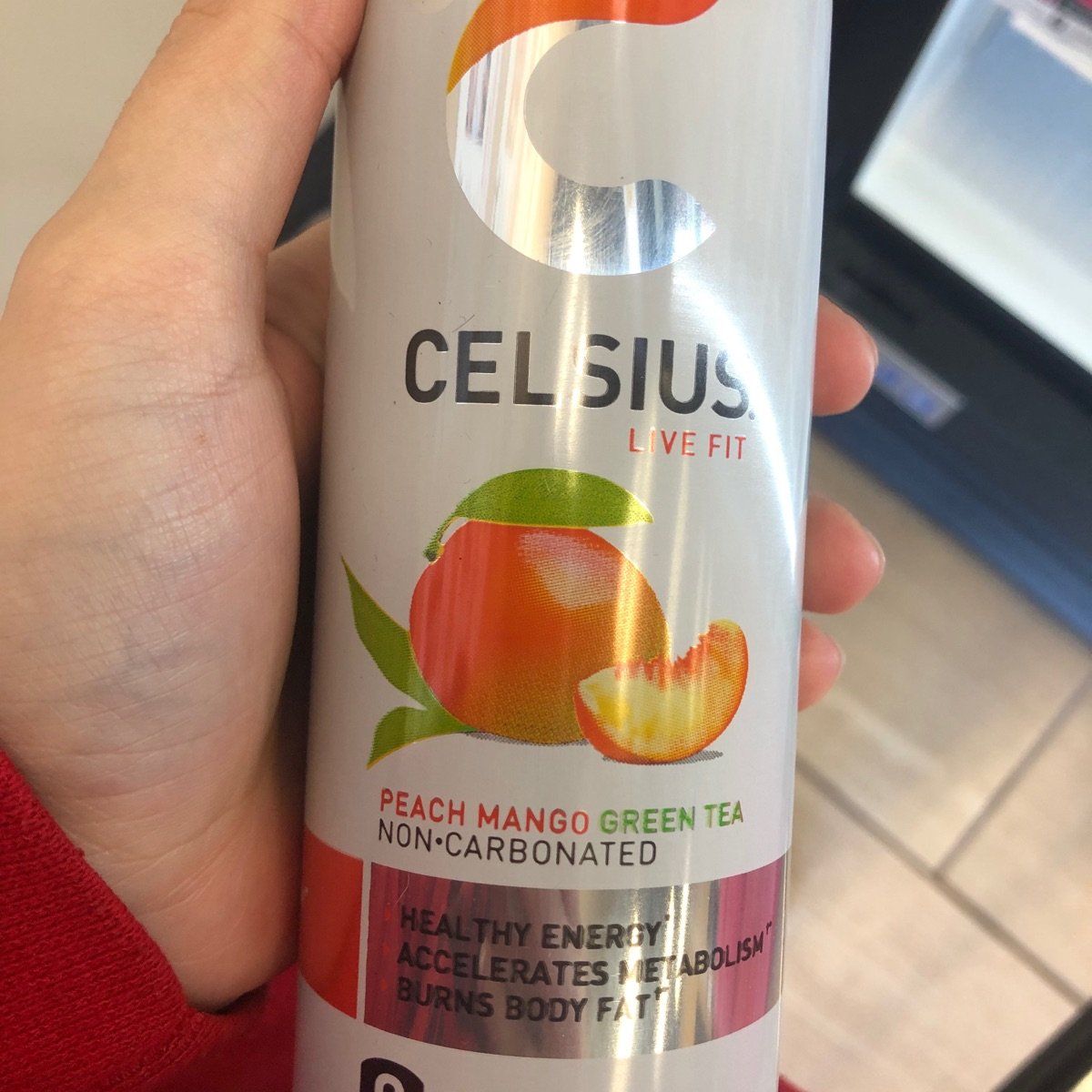 Fizz-Free Peach Mango Green Tea from Celsius - Vegan Product Reviews ...