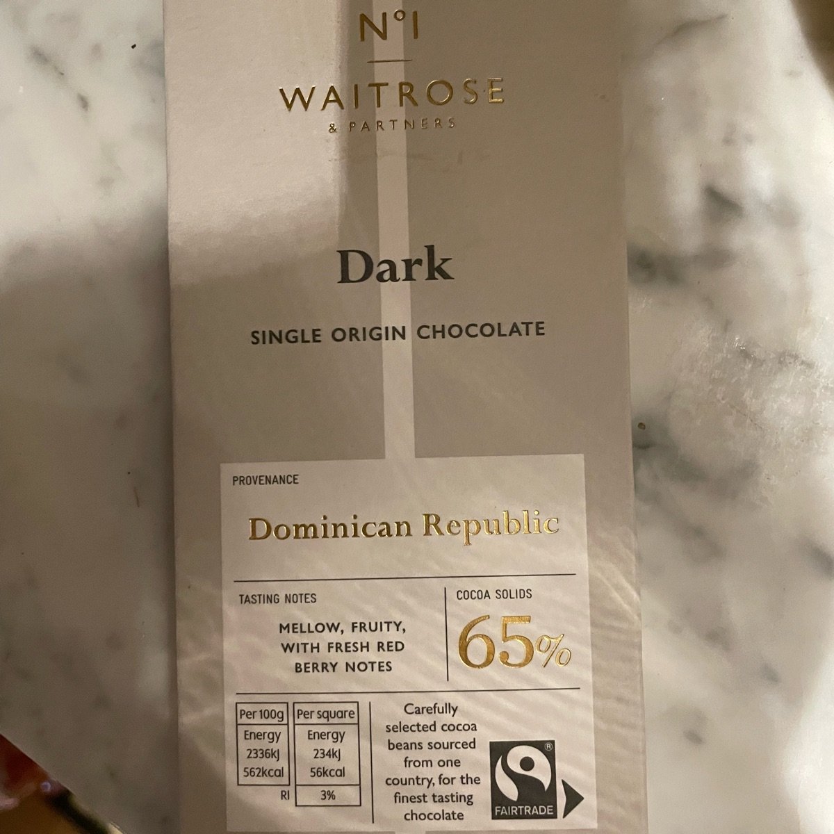 No. 1 Dark Single Origin Chocolate Madagascar from Waitrose - Vegan ...