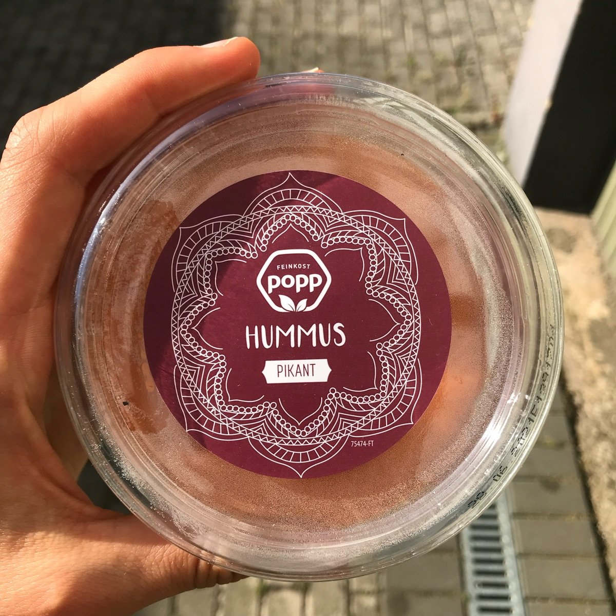 Hummus Pikant from Feinkost Popp - Vegan Product Reviews & Ratings ...