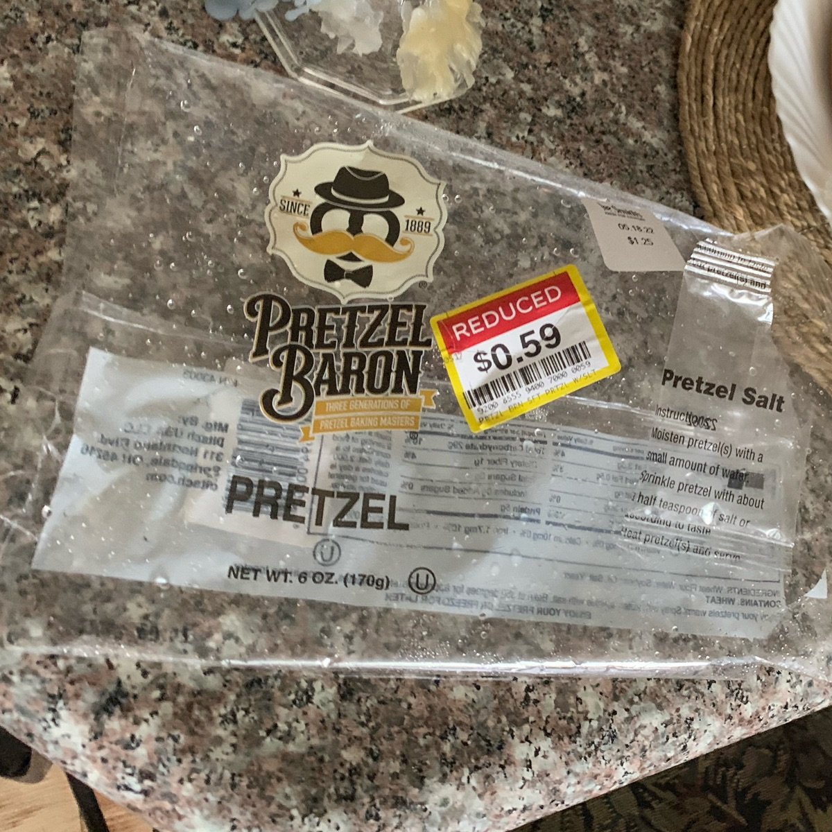 Pretzel from pretzel baron - Vegan Product Reviews & Ratings | abillion