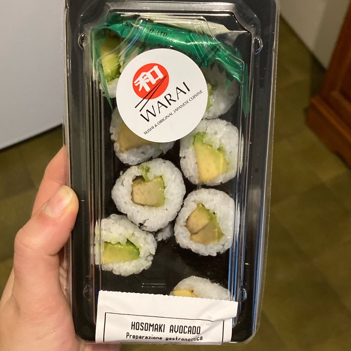 Hosomaki Avocado from Warai - Vegan Product Reviews & Ratings | abillion