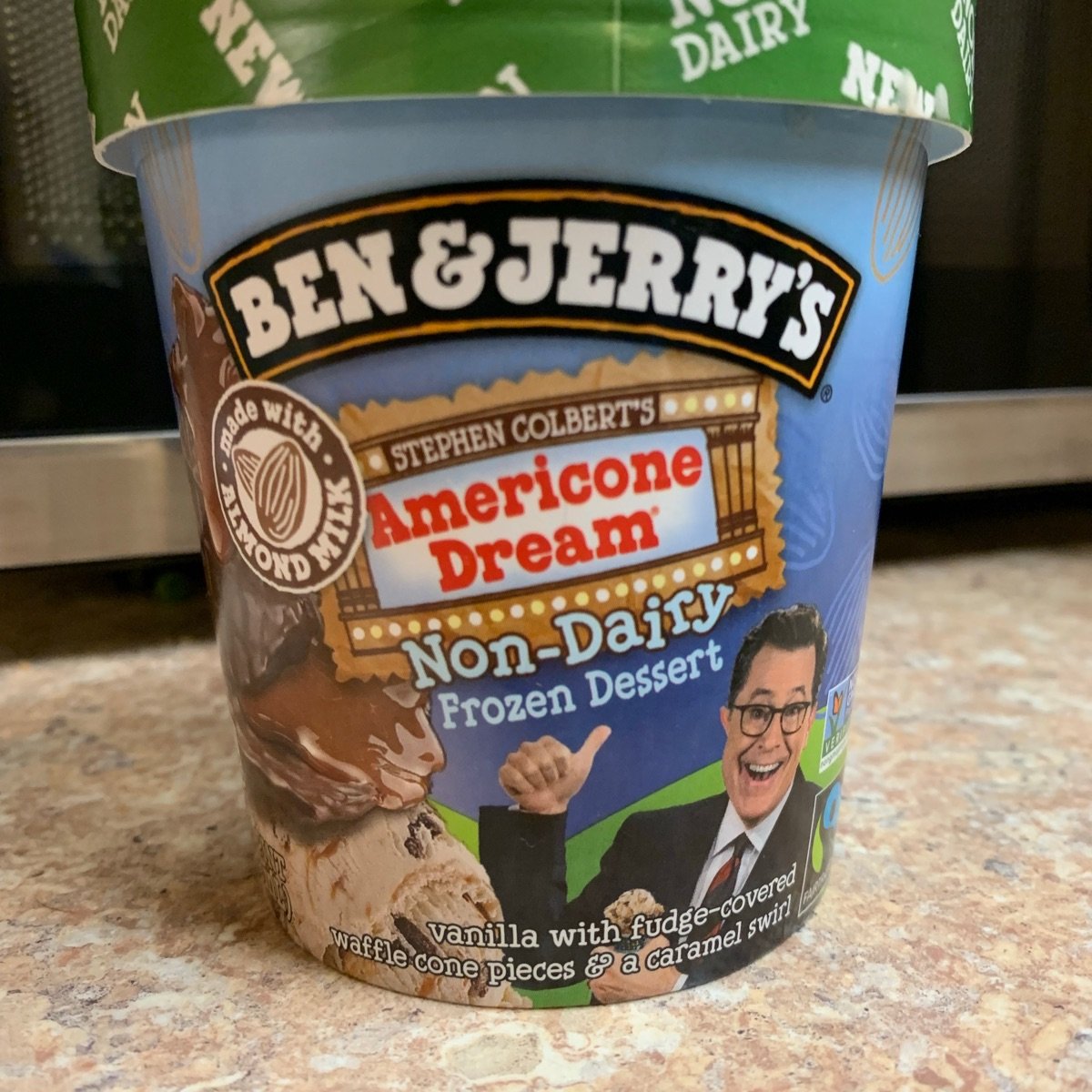 Ben & Jerry's Stephen Colbert’s Americone Dream Non-Dairy Frozen ... Ben & Jerry's Stephen Colbert’s Americone Dream Non-Dairy Frozen ...