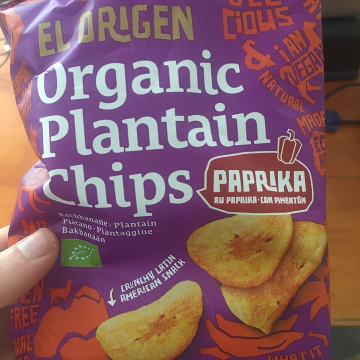 El Origen Organic Plantain Chips - Paprika Review | abillion