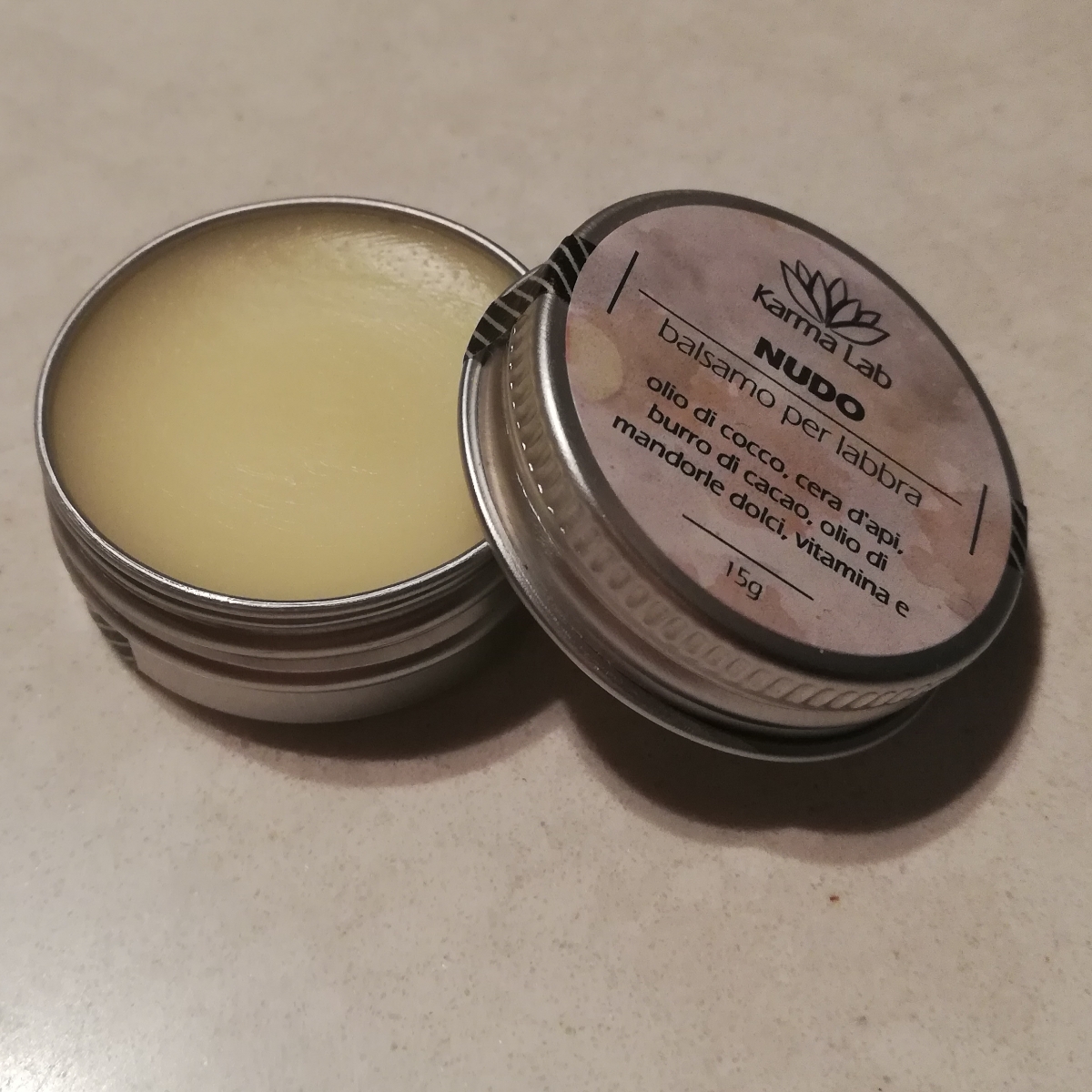 Balsamo per labbra Nudo from Karma Lab - Vegan Product Reviews & Ratings | abillion