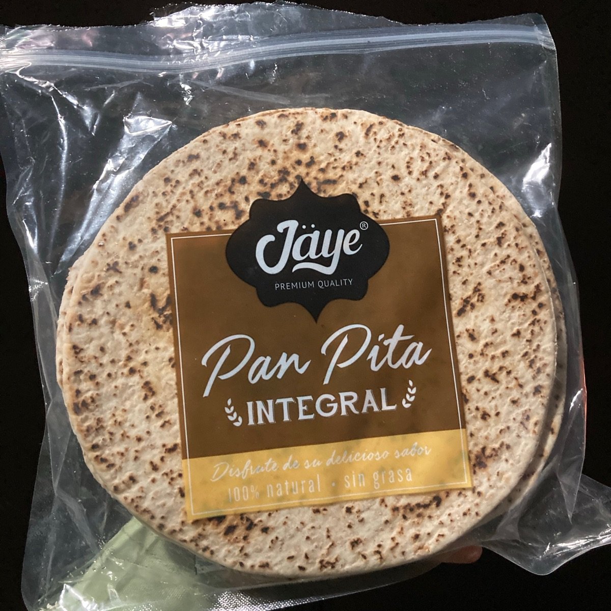 Pan pita integral from Jäye - Vegan Product Reviews & Ratings | abillion