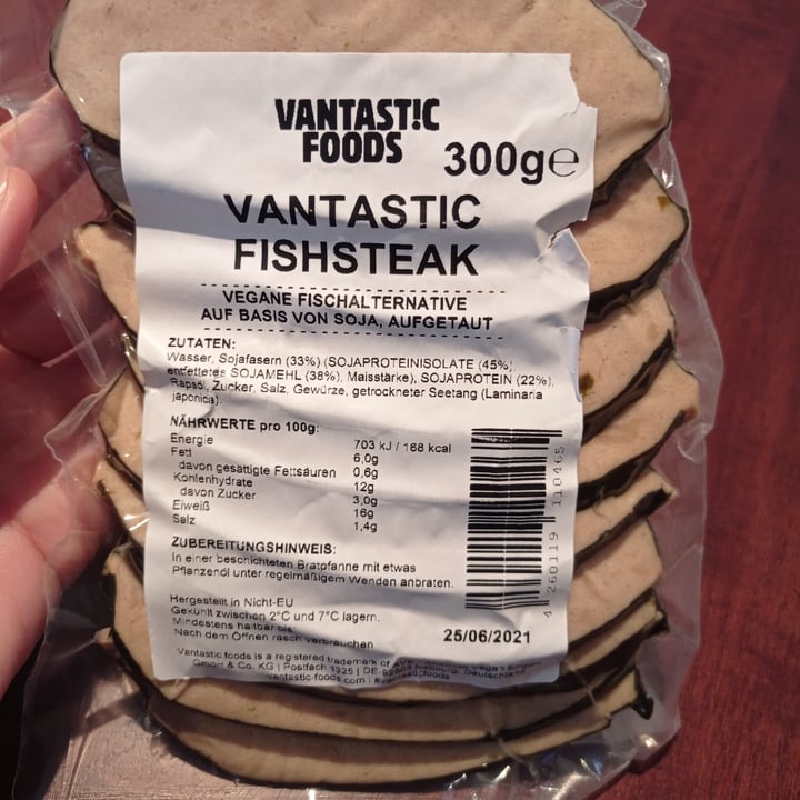 Vantastic Foods Vantastic Fishsteak Review | abillion