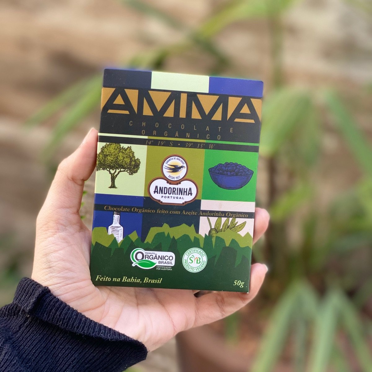 Chocolate Orgânico Feito Com azeite from AMMA - Vegan Product Reviews ...