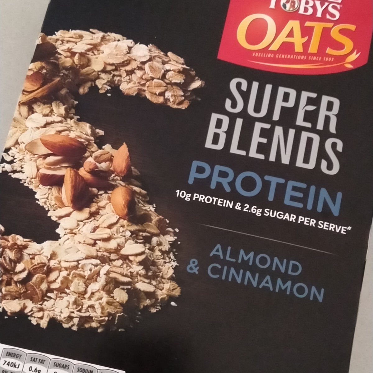 Super Blends Protein Almond from Uncle Tobys - Vegan Product Reviews ...