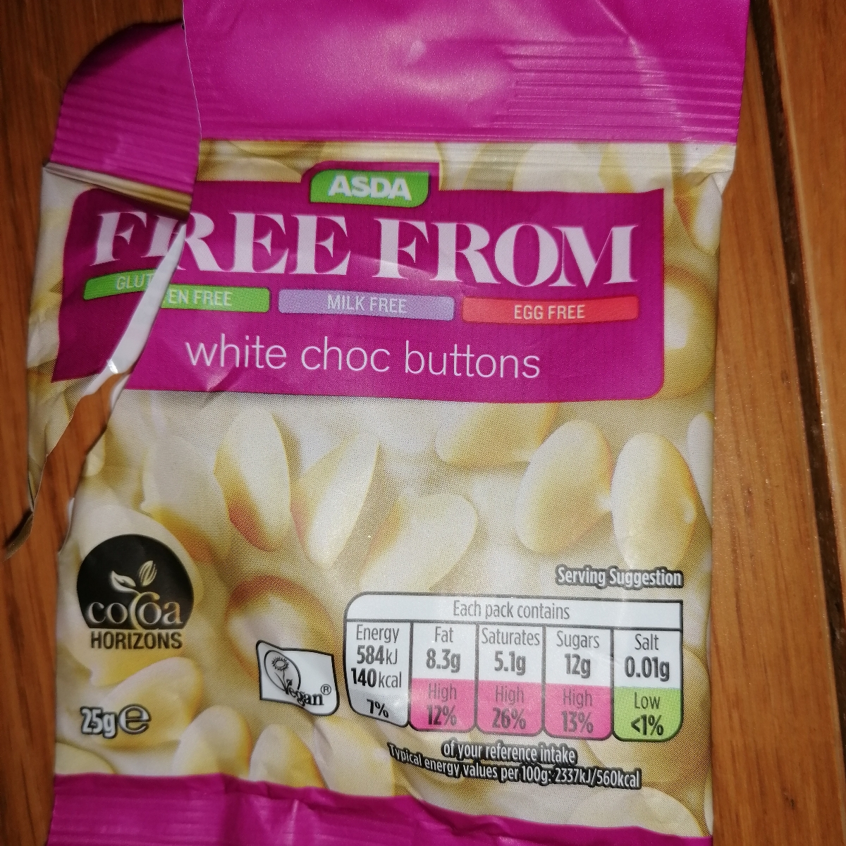 Free From White Choc Buttons from ASDA - Vegan Product Reviews ...