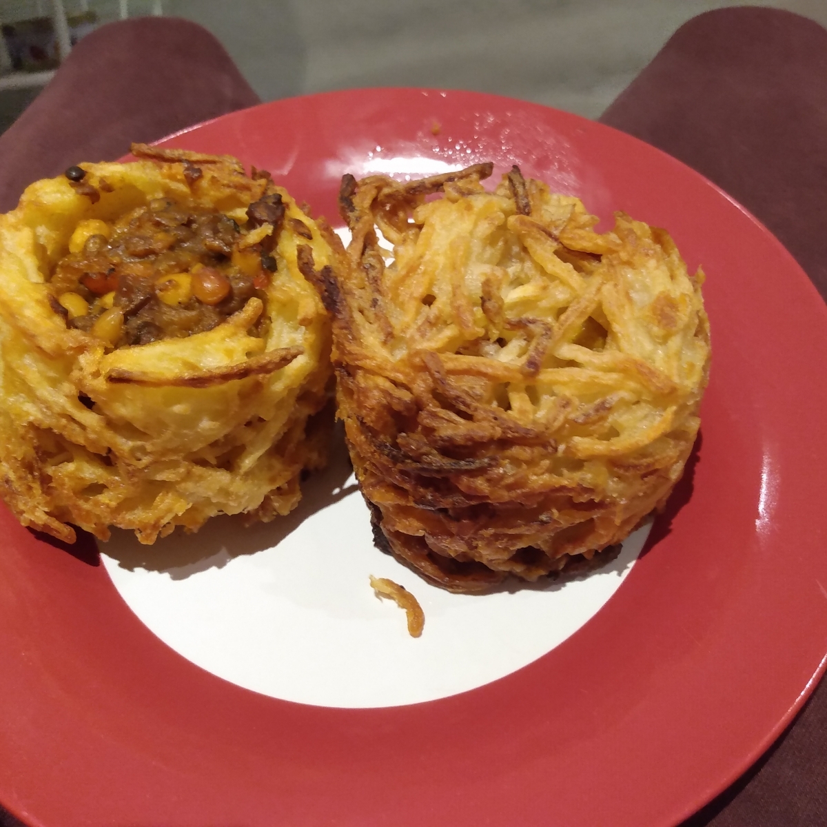 Thai Green style Vegetable & Potato Rosti Baskets from ALDI Specially ...