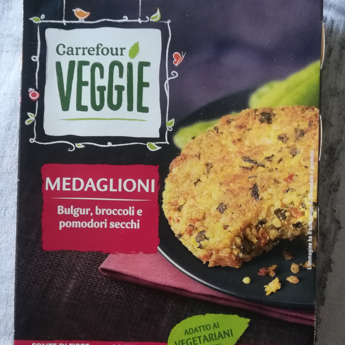 Medaglioni Bulgur Broccoli Pomodori secchi from Carrefour Veggie ...