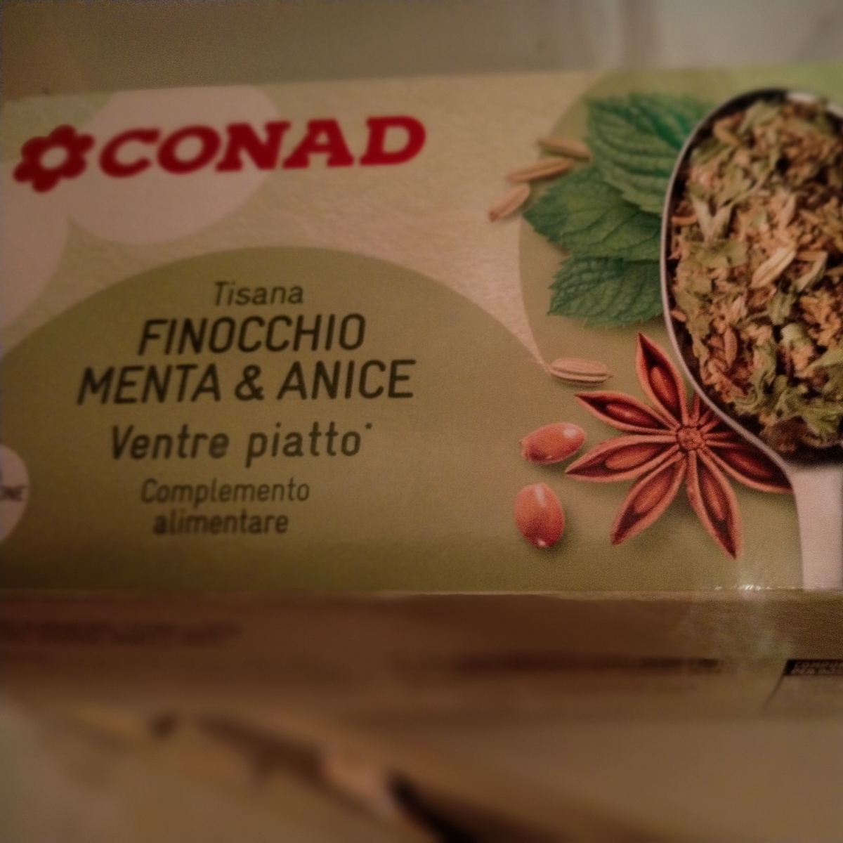 Tisana Finocchio, Menta & Anice from Conad - Vegan Product Reviews & Ratings | abillion