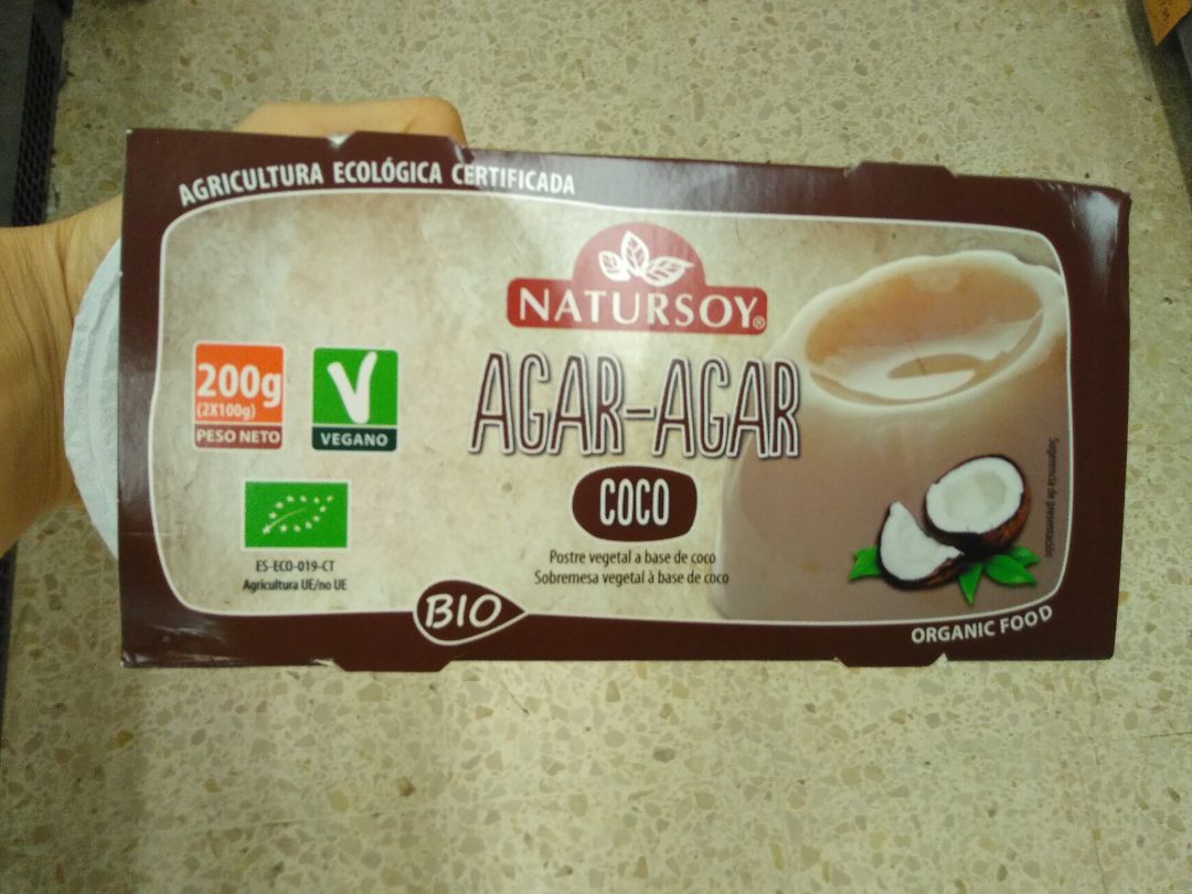 Gelatina vegana de agar-agar y coco from Natursoy - Vegan Product ...