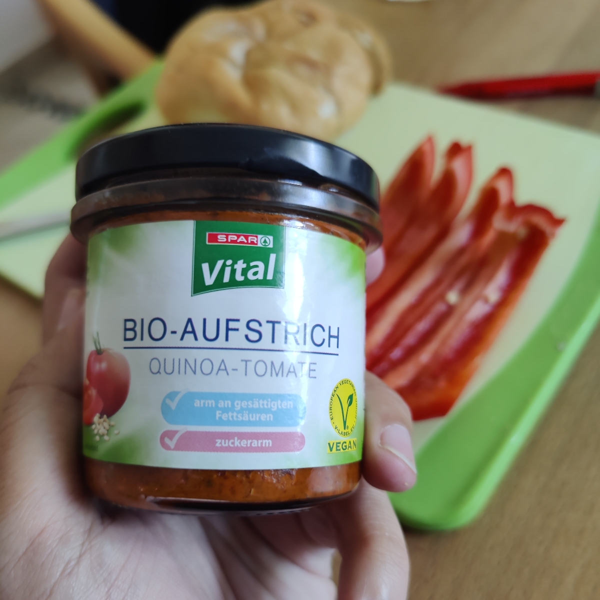Bio Aufstrich Quinoa Tomate from Spar Vital - Vegan Product Reviews ...