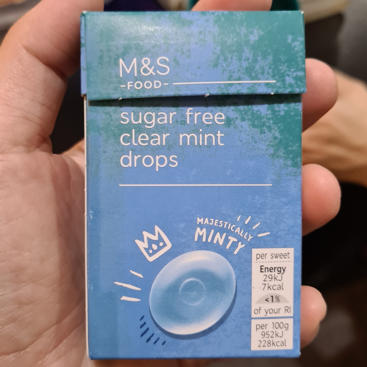Sugar Free Clear Mint Drops from Marks & Spencer Food (M&S) - Vegan ...