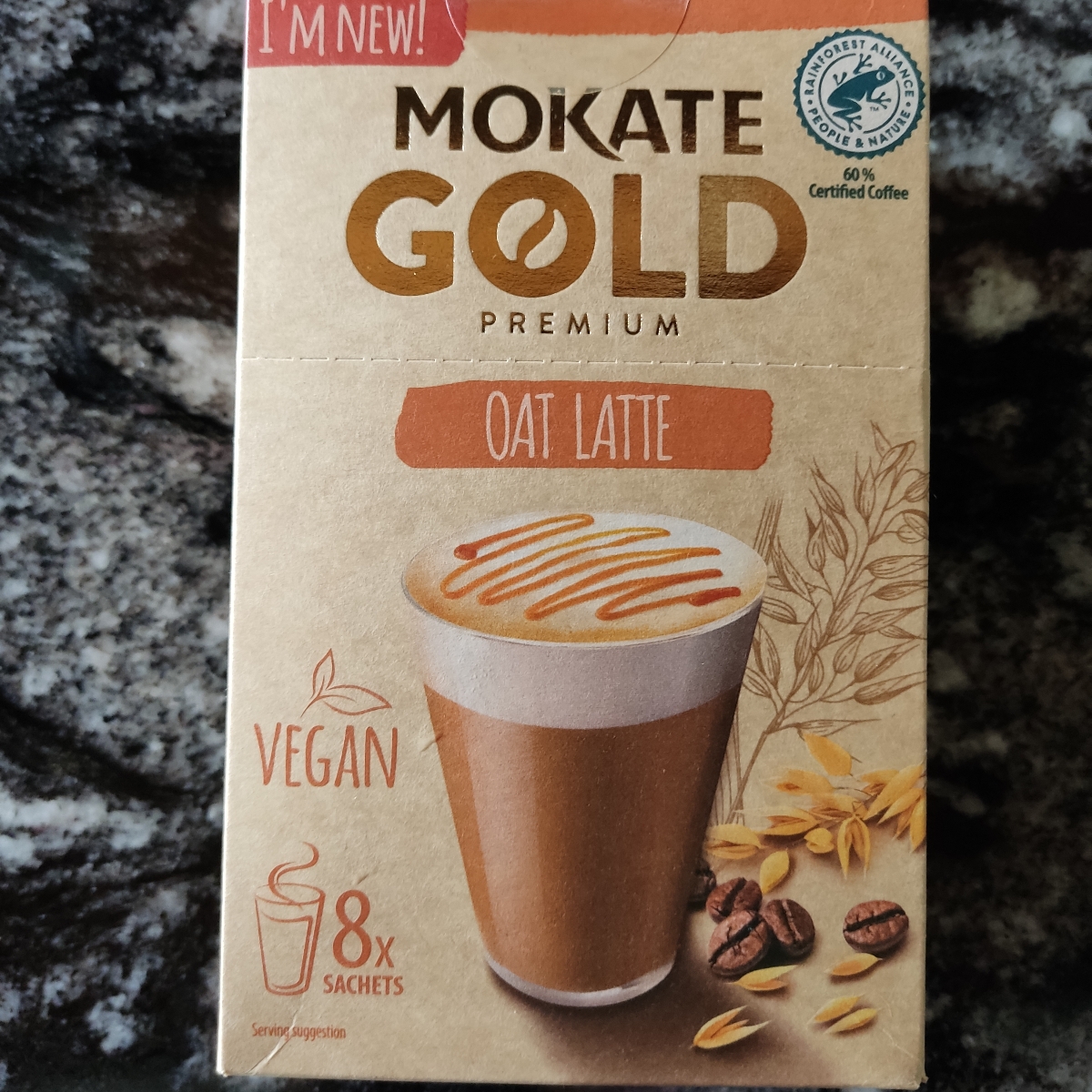 Oat latte instant sachet from Mokate Gold - Vegan Product Reviews & Ratings | abillion