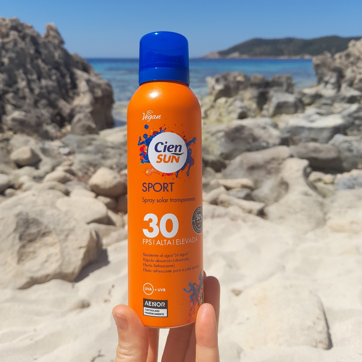 spray solare trasparente 30 from Cien sun - Vegan Product Reviews & Ratings | abillion