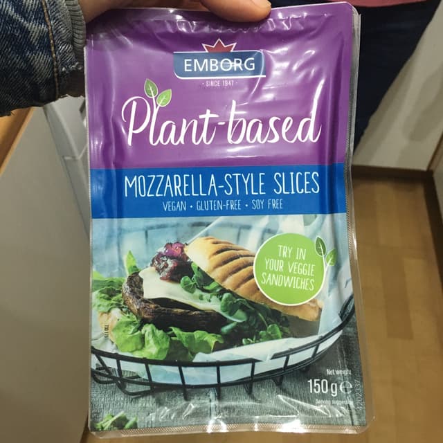 Plant-Based Mozzarella-Style Slices from Emborg - Vegan Product Reviews ...