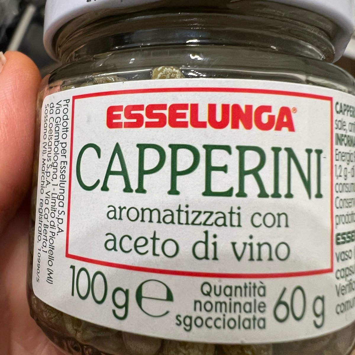 Capperini from Esselunga - Vegan Product Reviews & Ratings | abillion