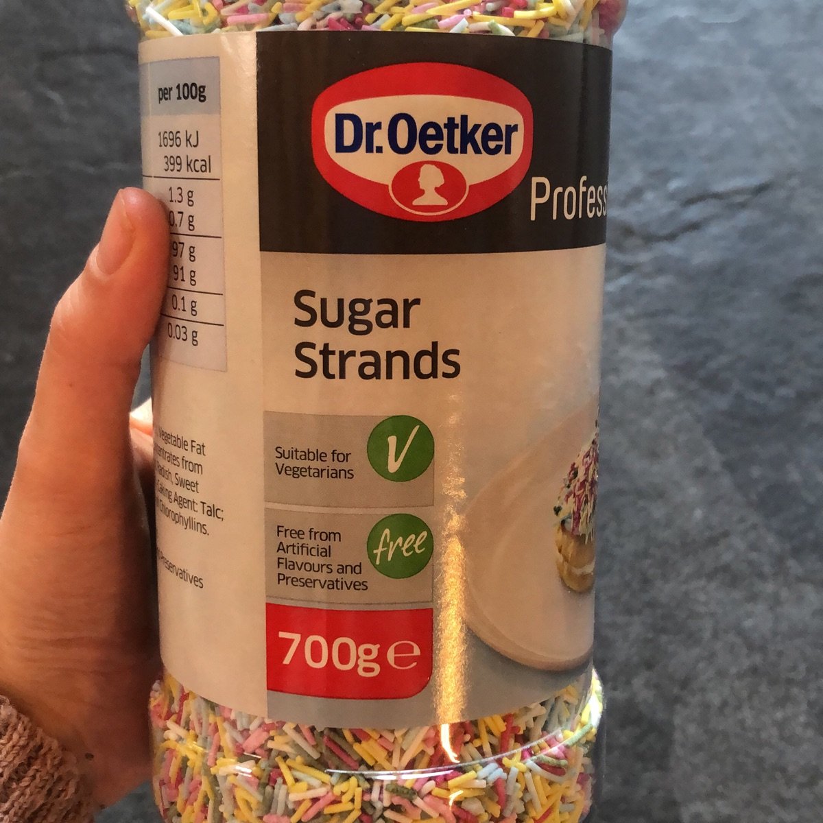 Sugar Strands from Dr. Oetker - Vegan Product Reviews & Ratings | abillion