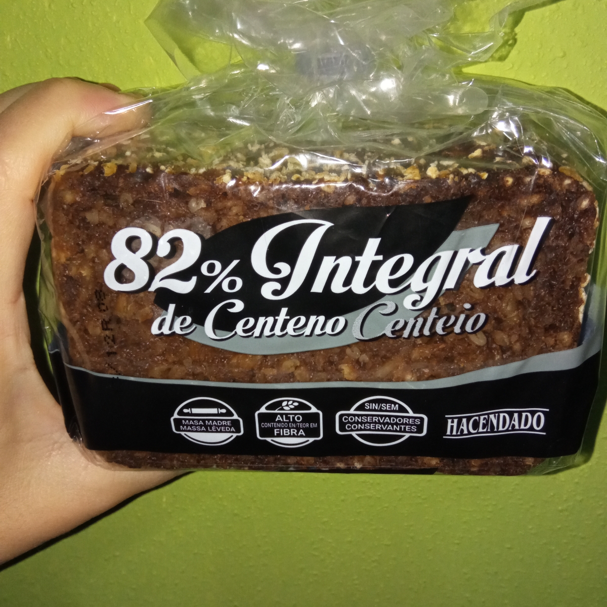 Pan integral 82% de centeno from Hacendado - Vegan Product Reviews ...