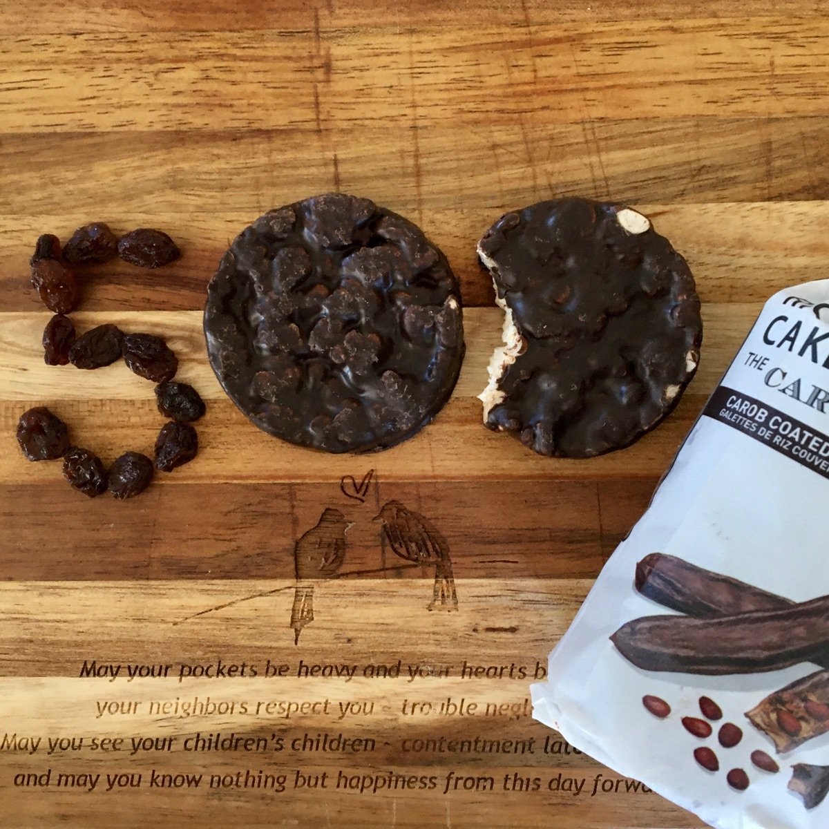 Carob Coated Rice Cakes from Bakali - Vegan Product Reviews & Ratings ...