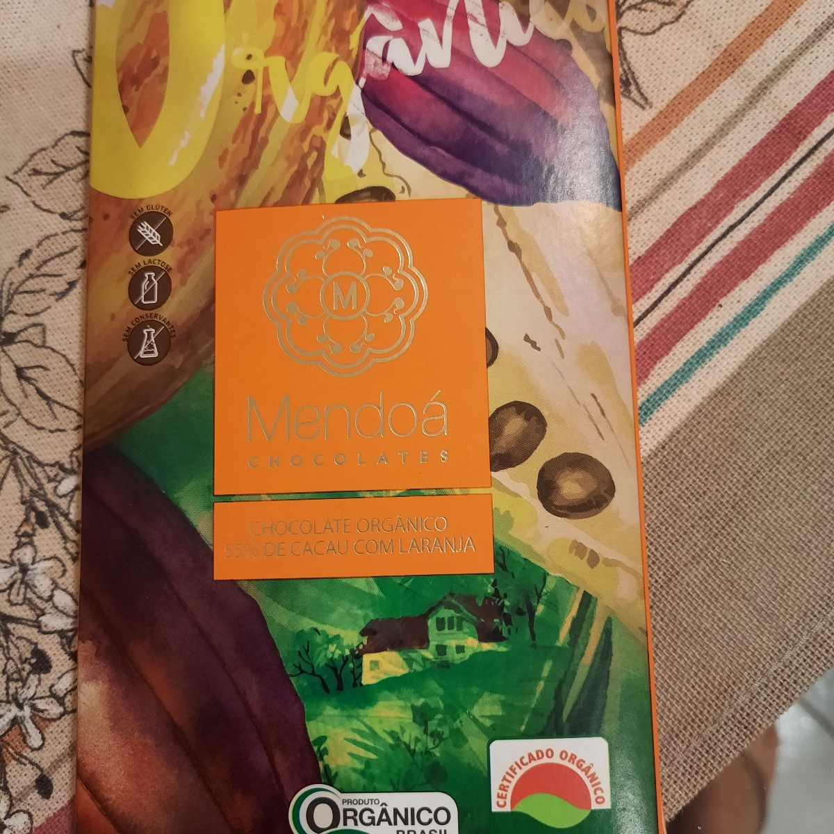 Chocolate 55 % Cacau Com Laranja from MENDOA - Vegan Product Reviews ...