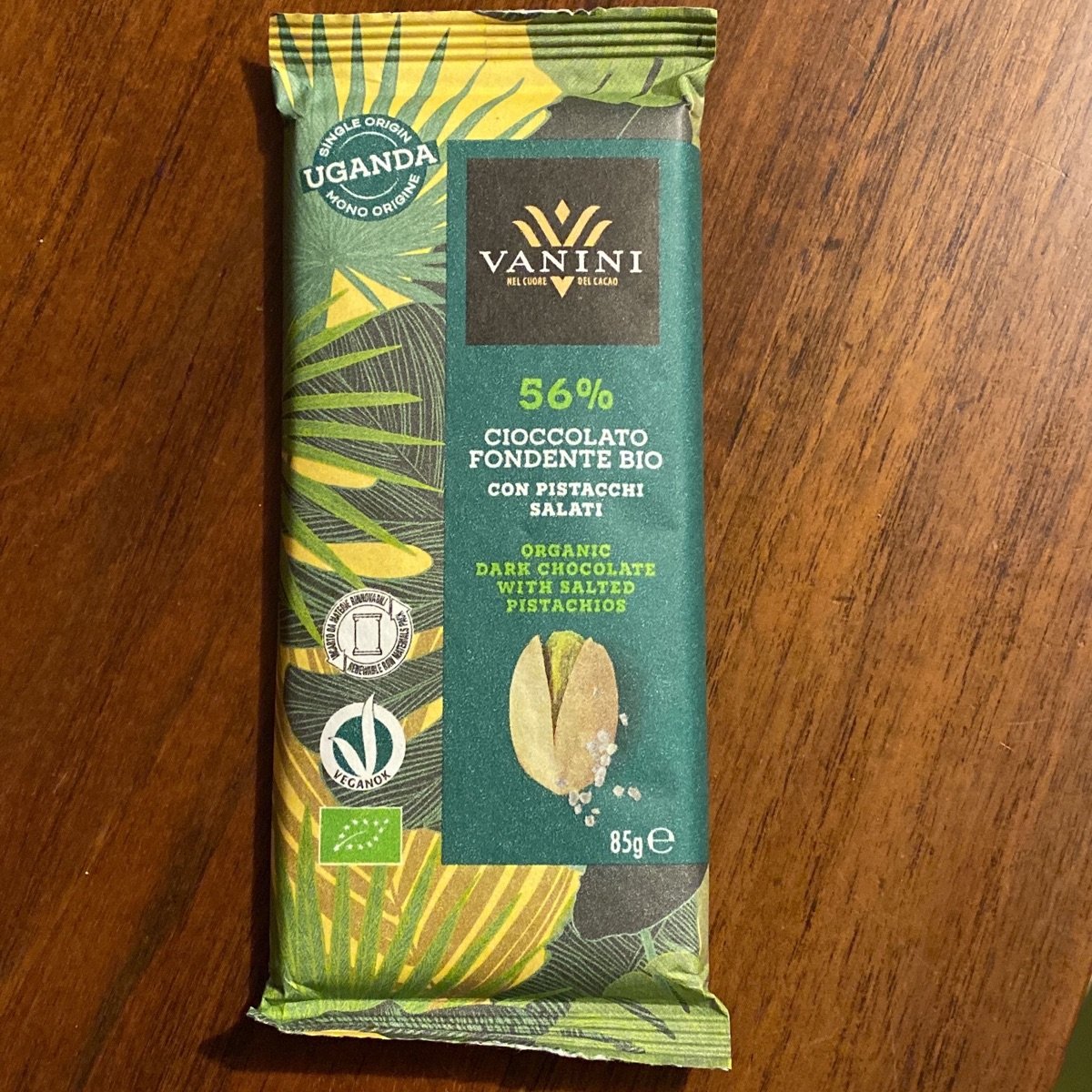 Vanini Cioccolato fondente bio con pistacchi salati Reviews | abillion