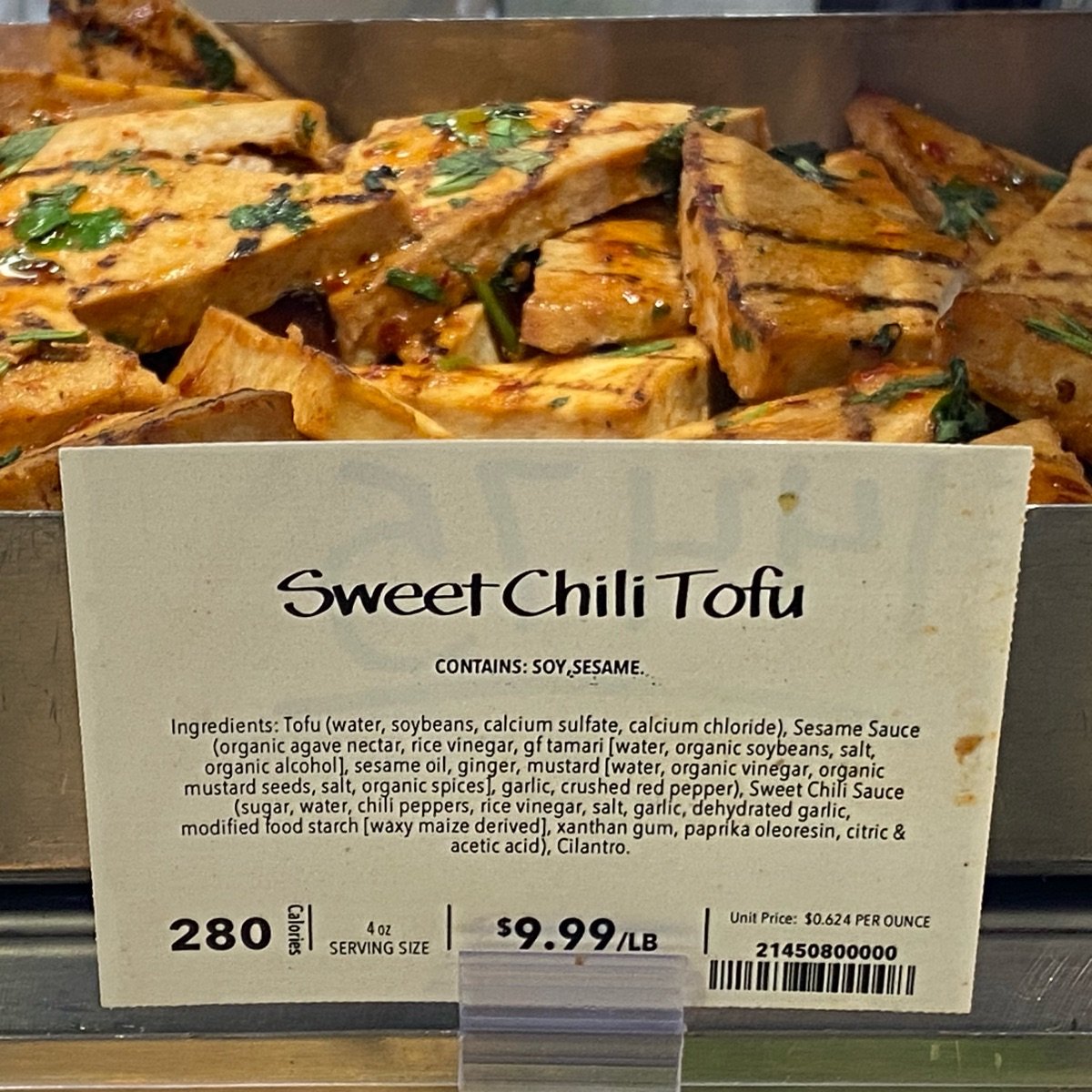 Whole Foods Market Sweet Chili Tofu Reviews | abillion