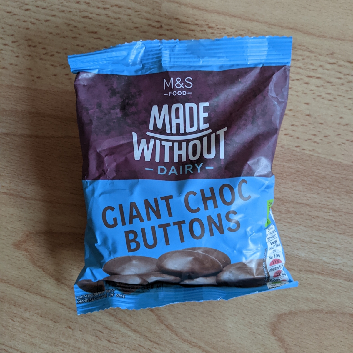 Made Without Dairy Giant Choc Buttons from Marks & Spencer Food (M&S ...
